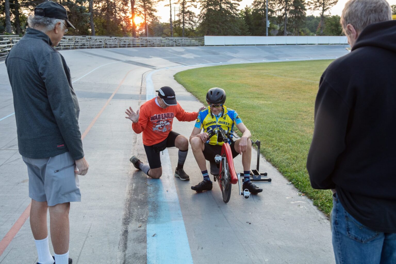 John Burrell - 100 Km Outdoor Velodrome Attempt - Sept 14, 2022 - World ...